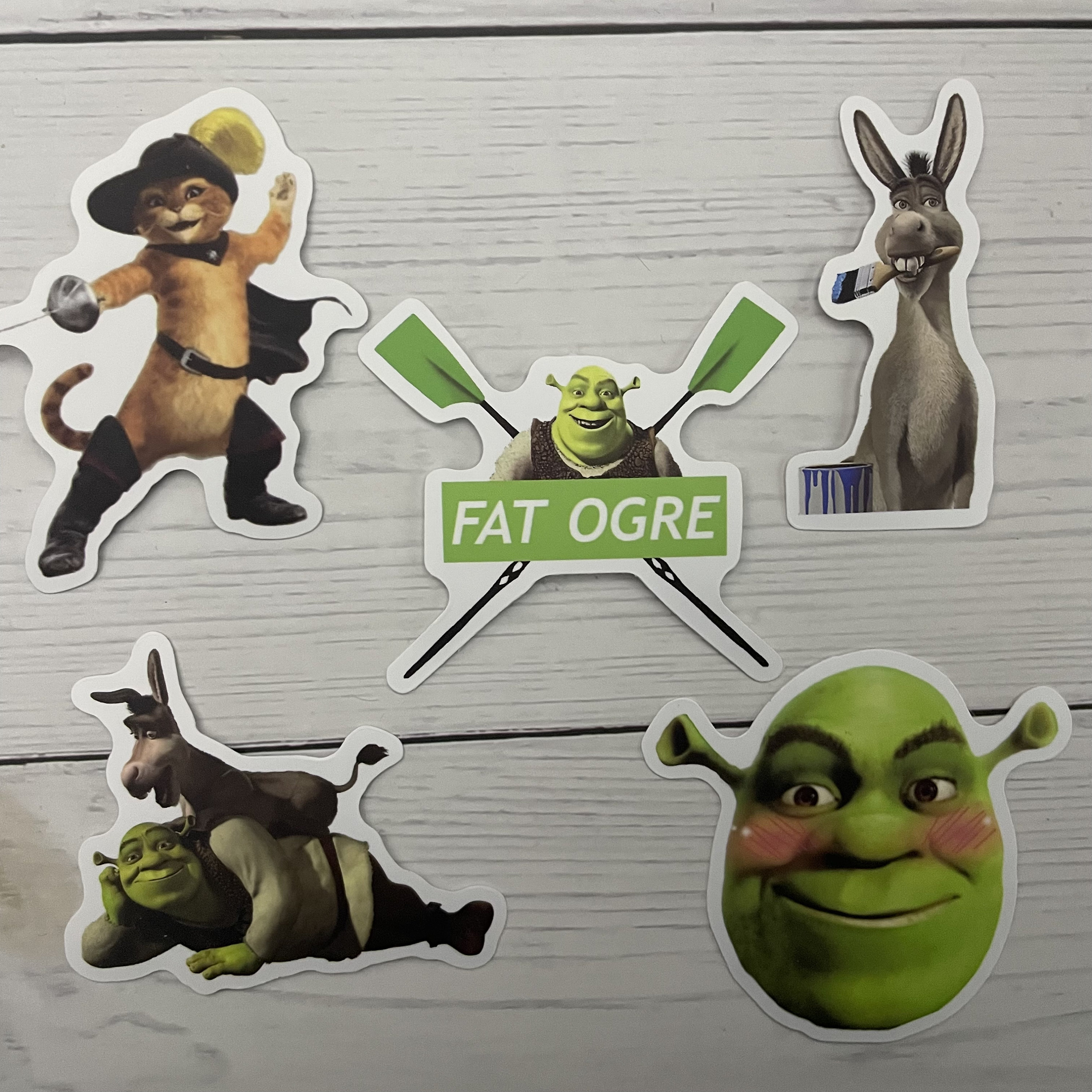 100pcs Disney Cartoon Movie Shrek Stickers Laptop Ipad - Etsy