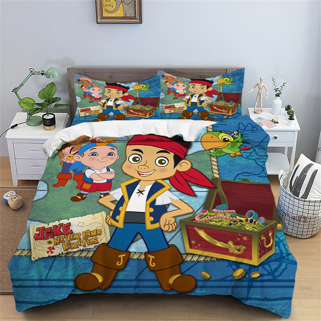 Disney Jake and Never Land Pirates Bedding Three Piece Duvet Cover Set ...