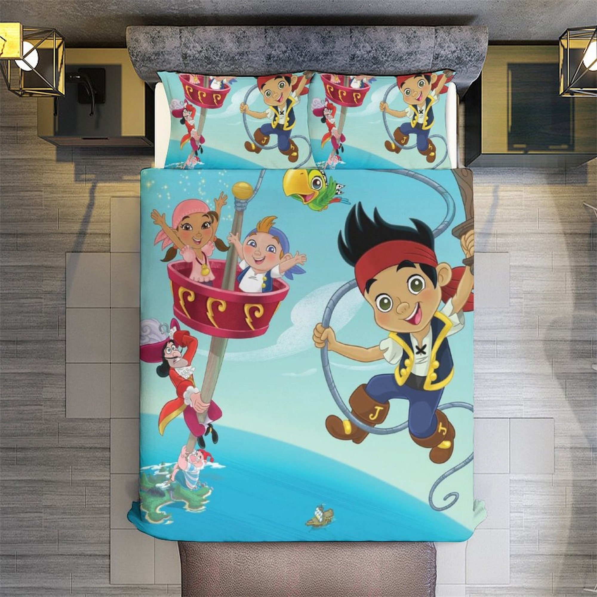 Disney Jake and Never Land Pirates Bedding Set sold by Vin St Vincent ...