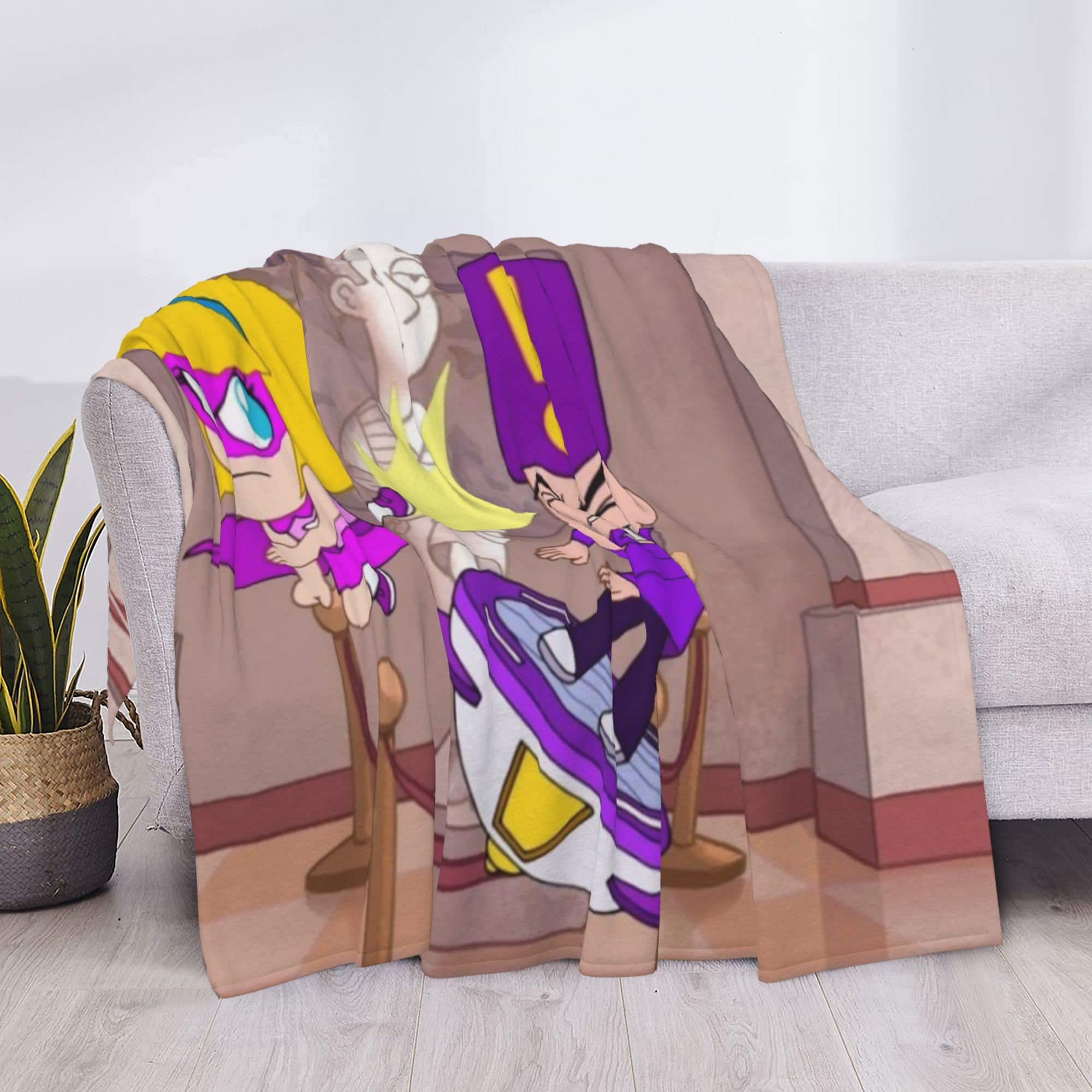 Disney Hamster & Gretel Custom Name Baby Blanket