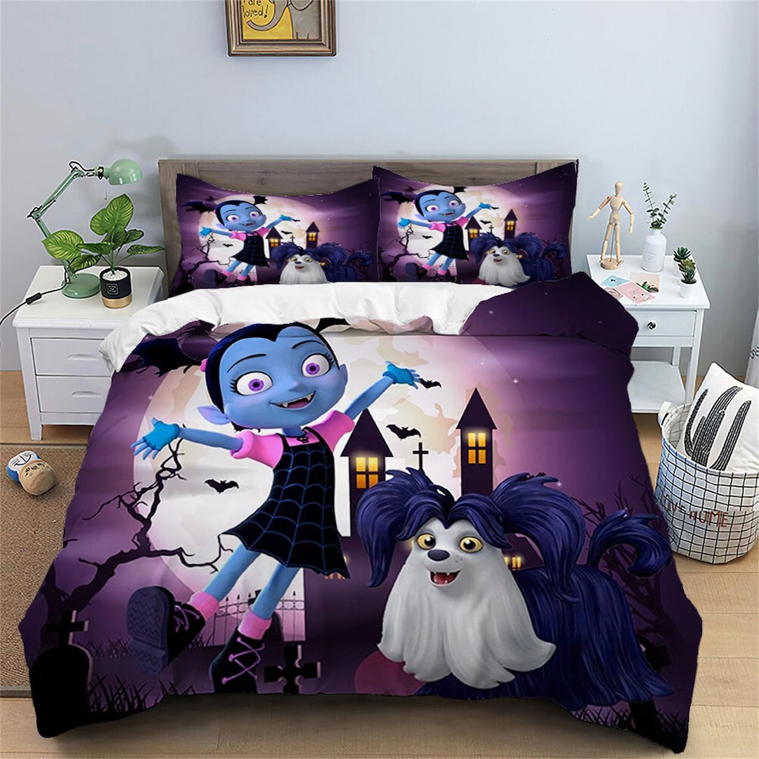 Disney Vampirina Bedding Three Piece Duvet Cover Set Decoration Bedroom ...