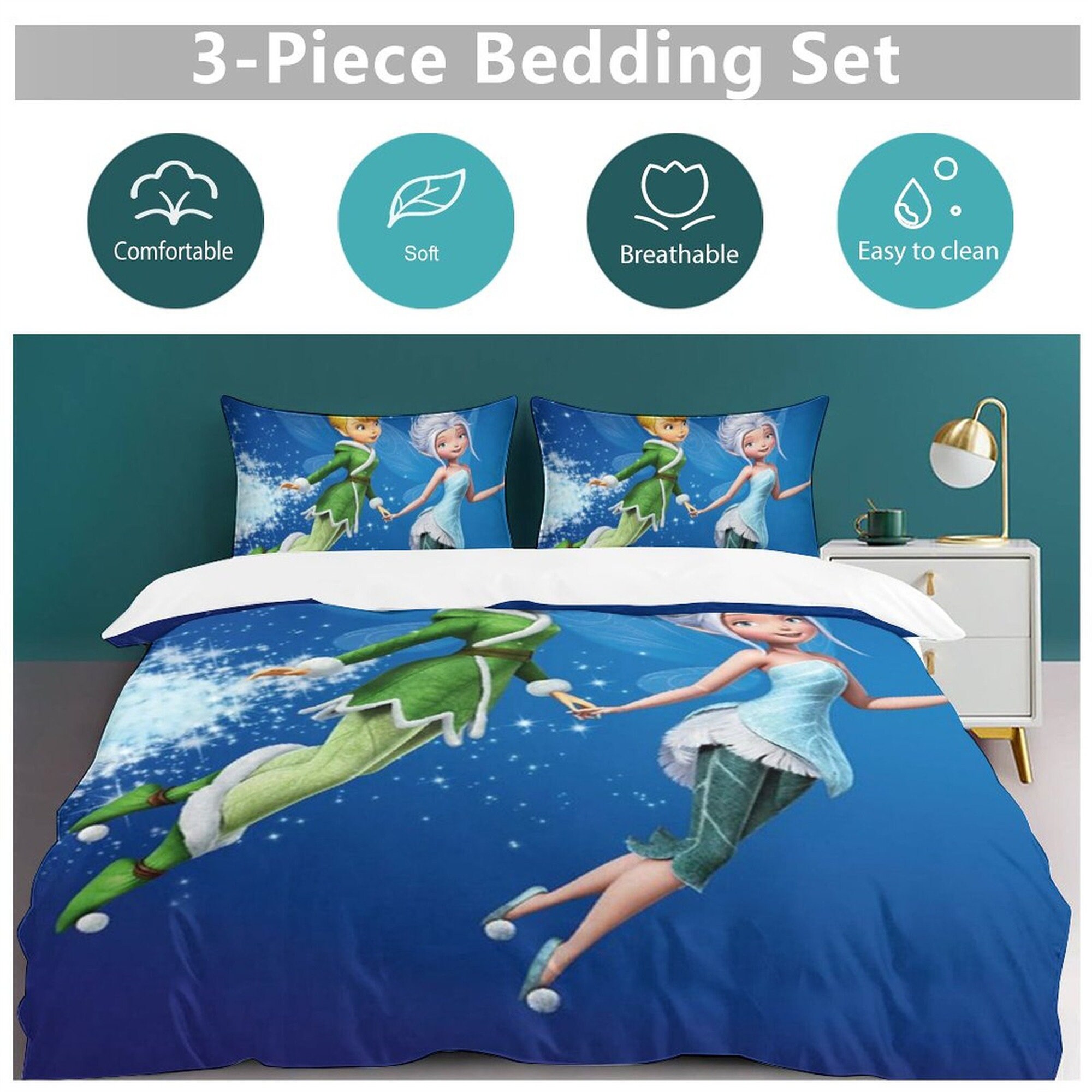 Disney Tinker Bell Bedding Set sold by Carolina Souza | SKU 42133374 ...