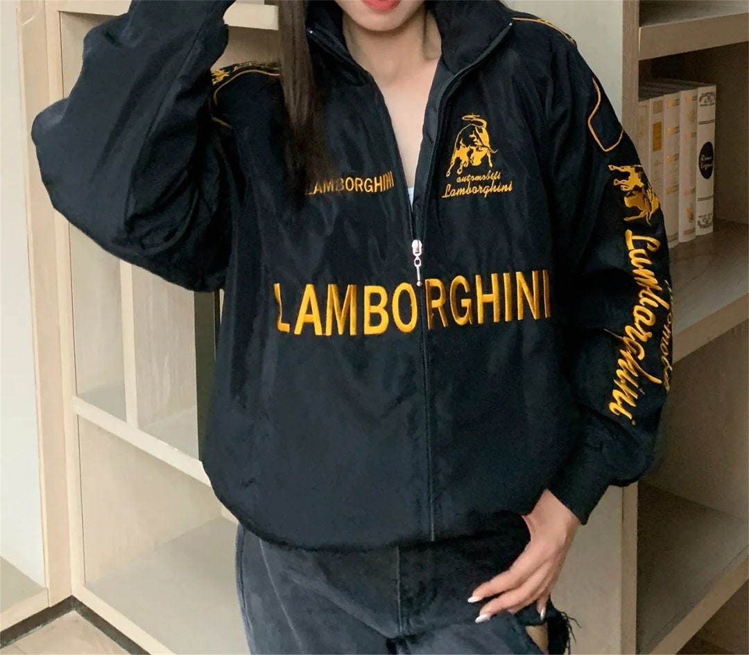 F1 Racing Suit Jacket Lamborghini Retro Track Jacket, Fashionable ...