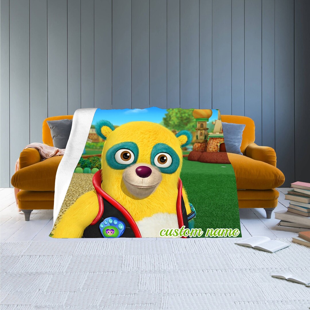 Disney Special Agent Oso Custom Name Soft Flannel Blanket Throw All ...