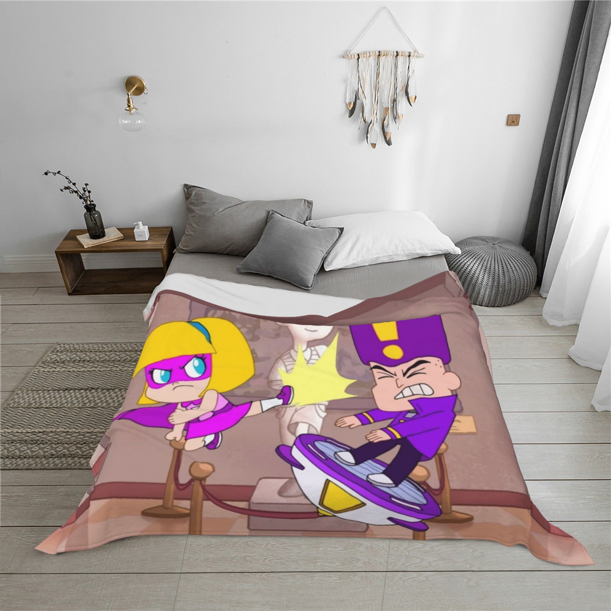 Disney Hamster & Gretel Custom Name Baby Blanket