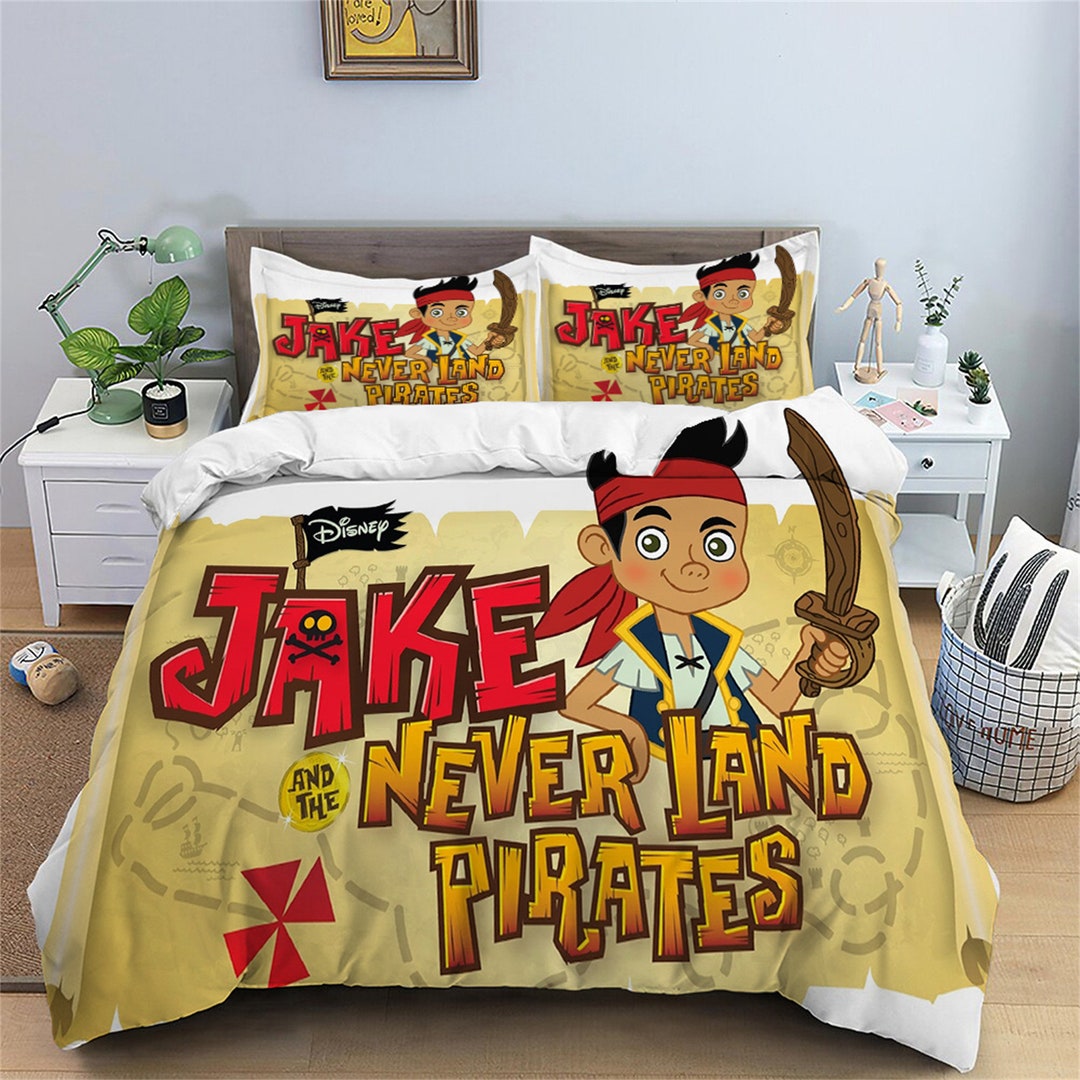 Disney Jake and Never Land Pirates Bedding Three Piece Duvet Cover Set ...