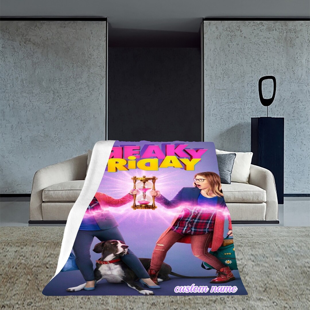 Disney FREAKY FRIDAY Custom Name Soft Flannel Blanket Throw - Etsy