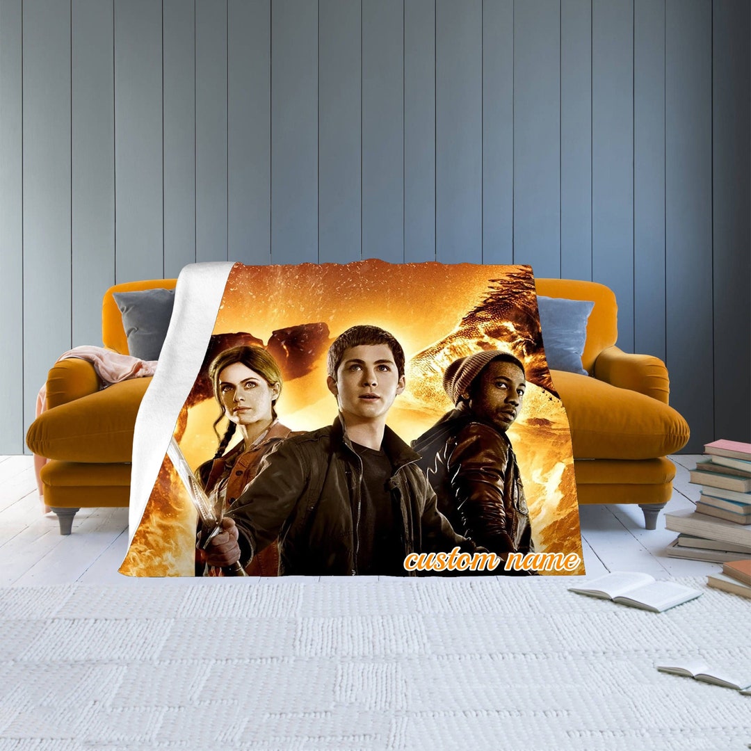 Disney Percy Jackson Custom Name Soft Flannel Blanket Throw - Etsy