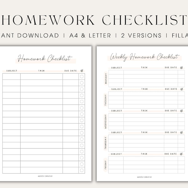 Weekly Planner - Etsy