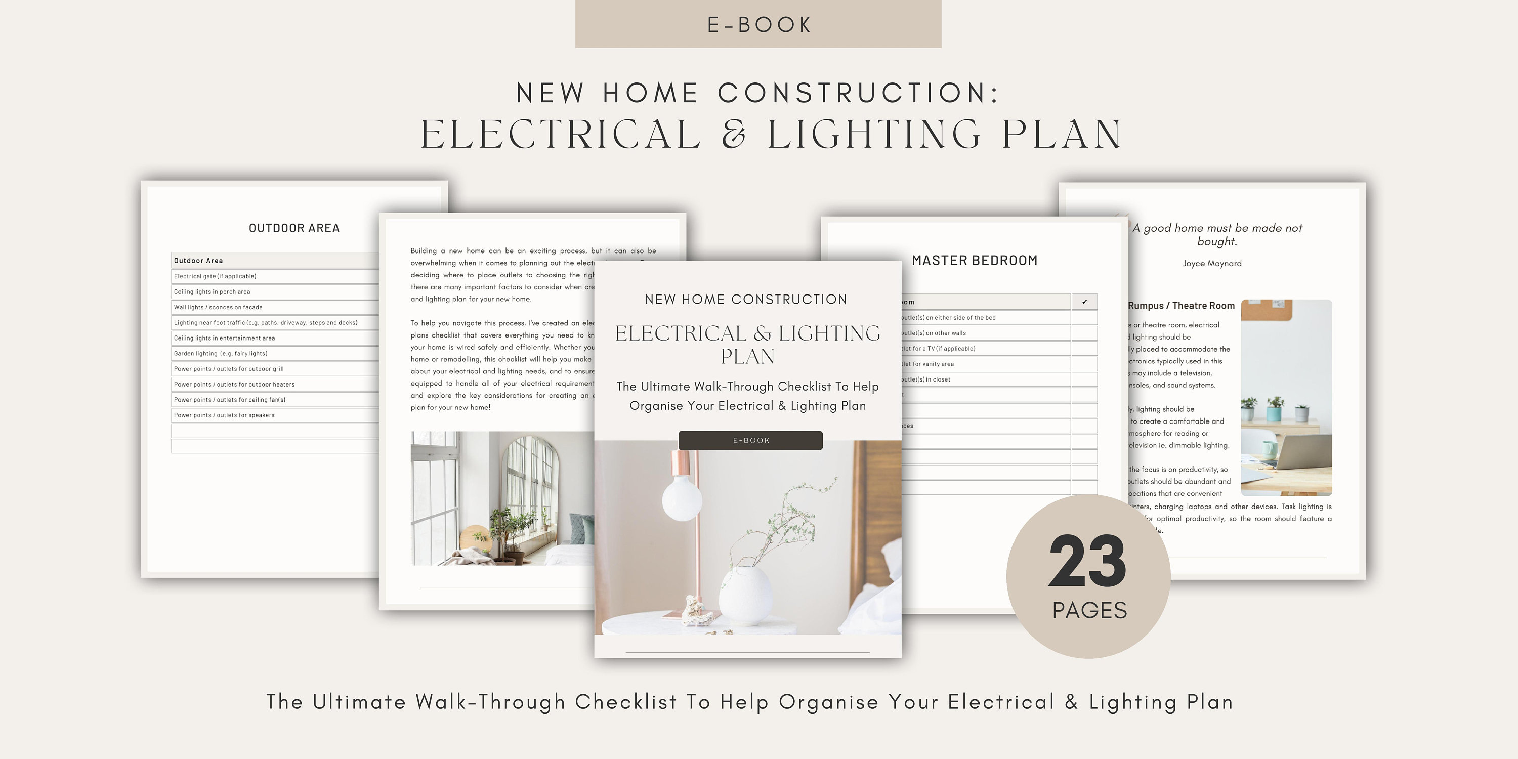Legend Electrical Plan Layout