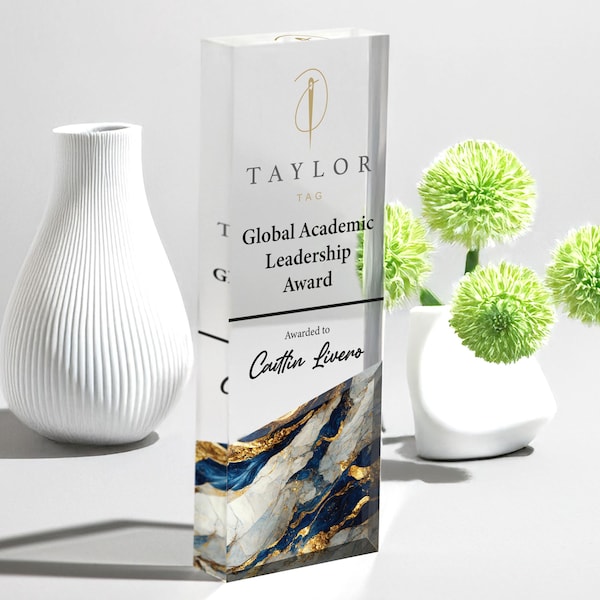 Glass Trophy Rectangle - Etsy UK