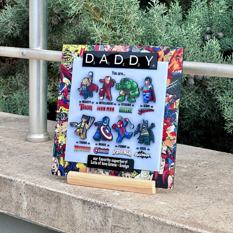 Daddy Superhero - Etsy
