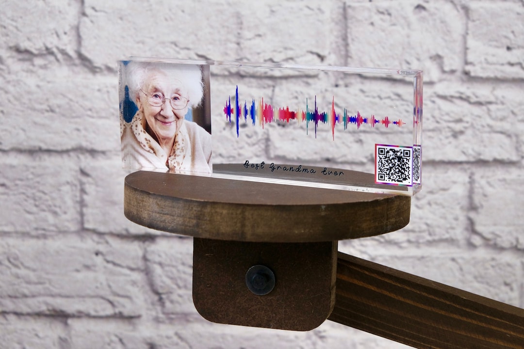 Soundwave Art QR Code | Song Plaque CUSTOM | Sound Wave With QR Code ...