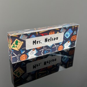Teacher Back to School Gift, Desk Name Plate , Gift for Teacher - Etsy