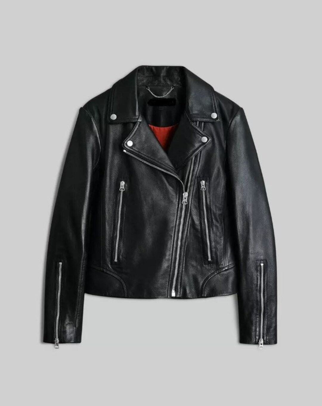 Mack Leather Jacket Slim Fit Motorcycle Jacket - Etsy