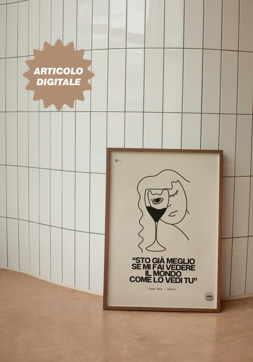 Musica italiana La serie dedicata poster/print/frase/illustrazione ...