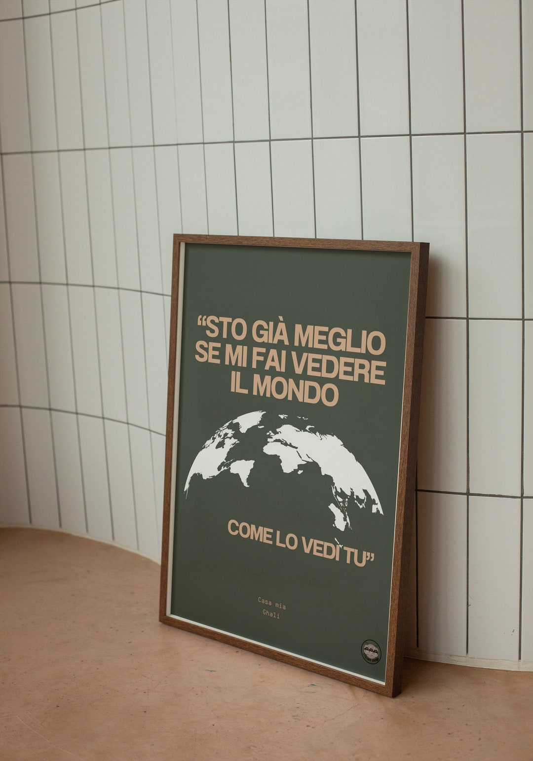 The Sanremo Series Ghali My House Poster/painting/illustration/digital ...