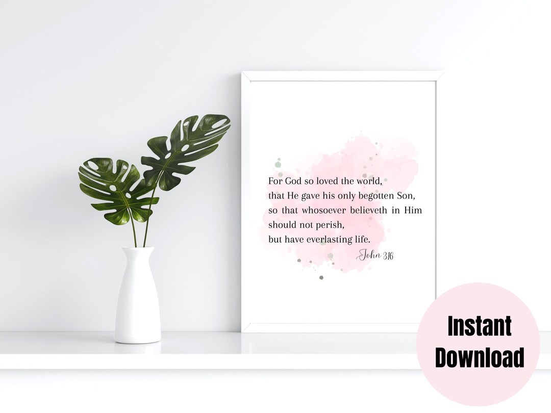 Christian Template, Bible, Bible Verse, Template, Instant Download ...