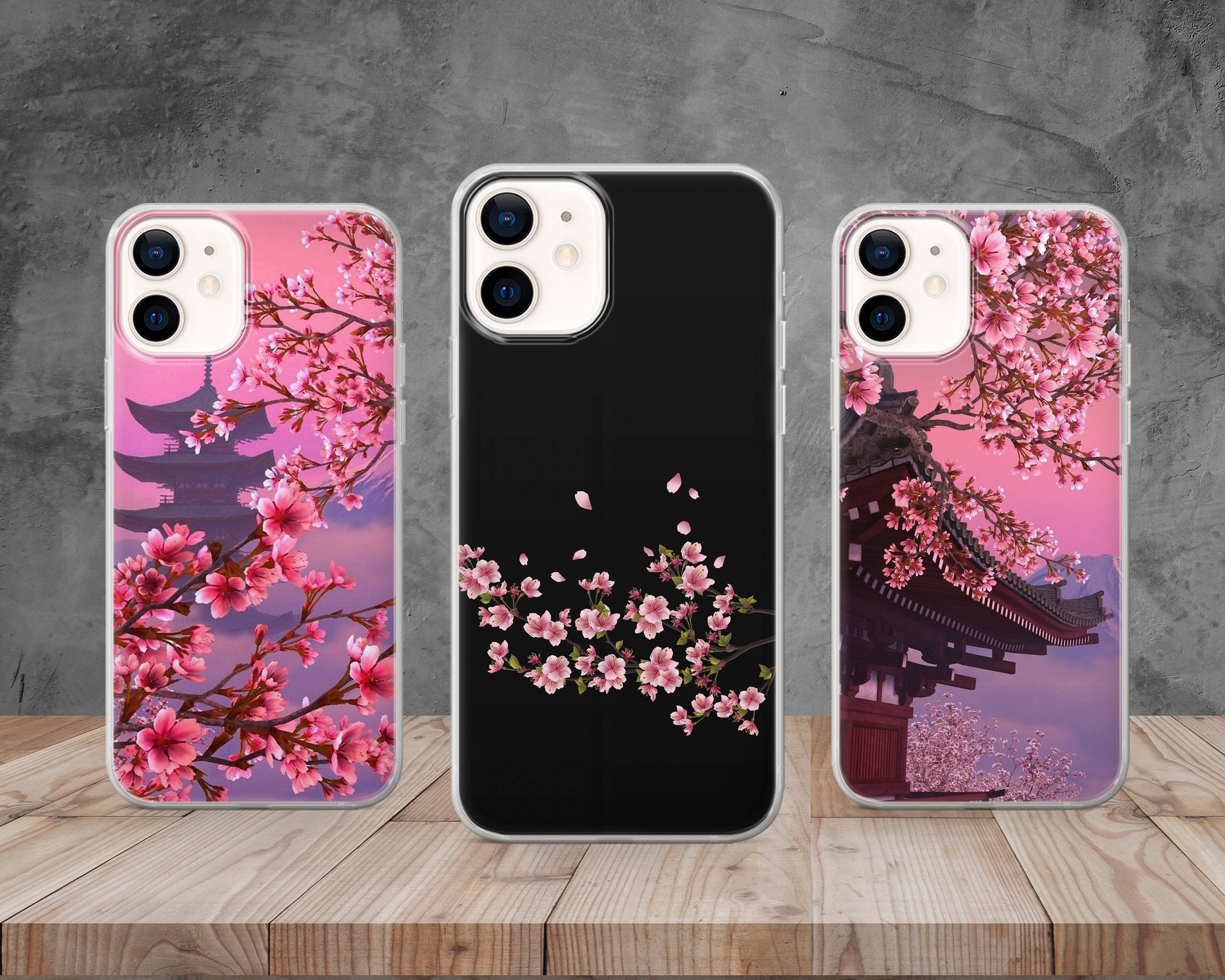 Cherry Blossom Hard Phone Case - Etsy