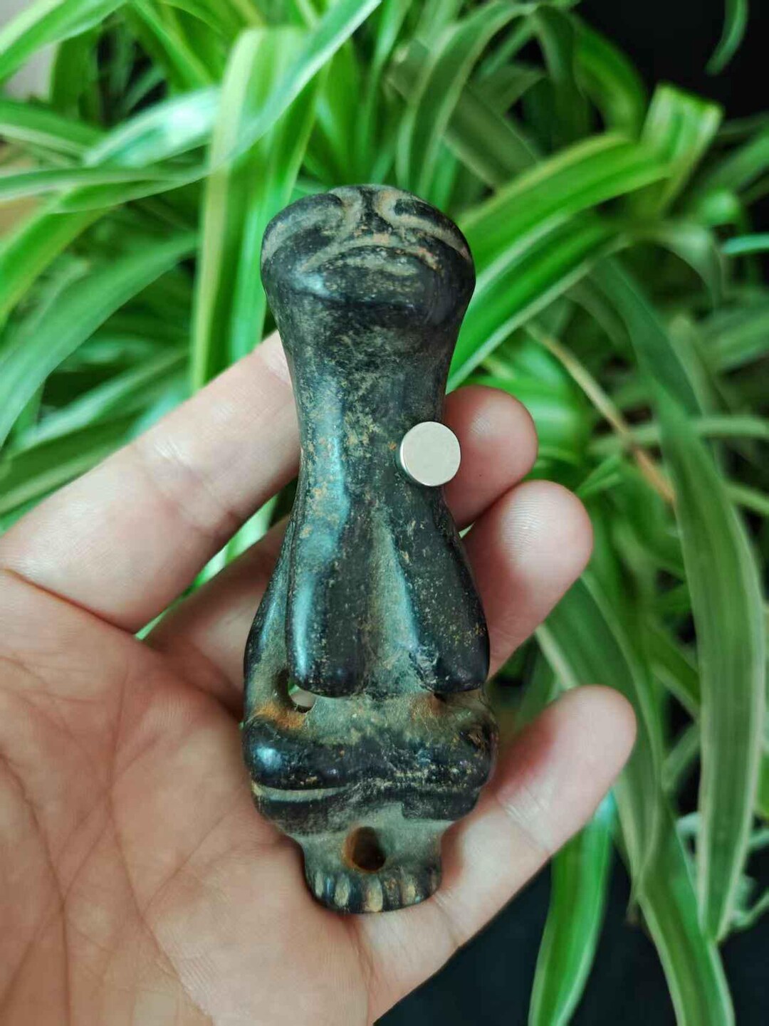 Antique Meteorite Pendant Ancient China Culture Carving Hongshan ...