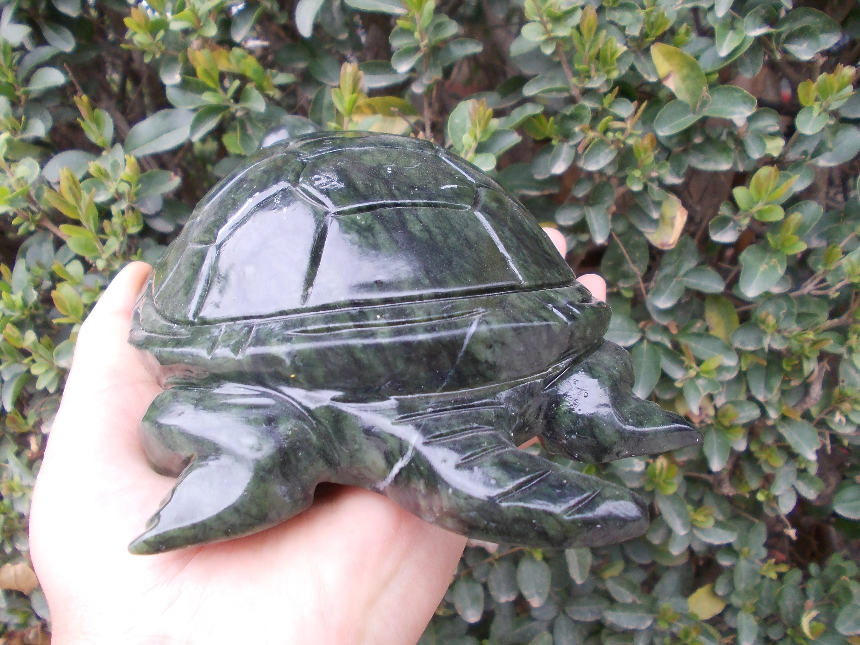 Funnt Jade Crystal Healing Green Jade Turtle Carving Carved,crystal ...