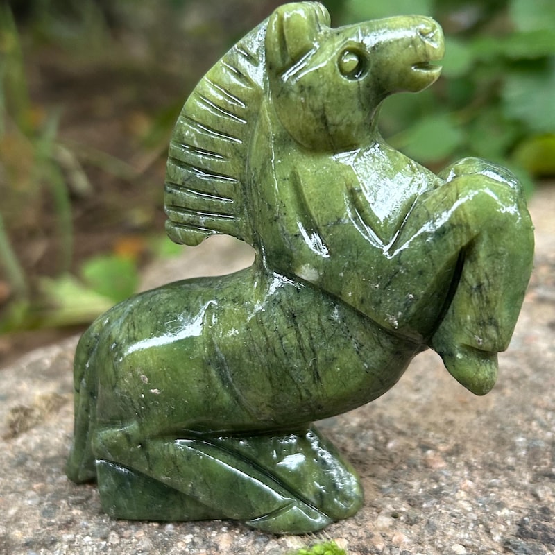 Jade Year of Horse - Etsy