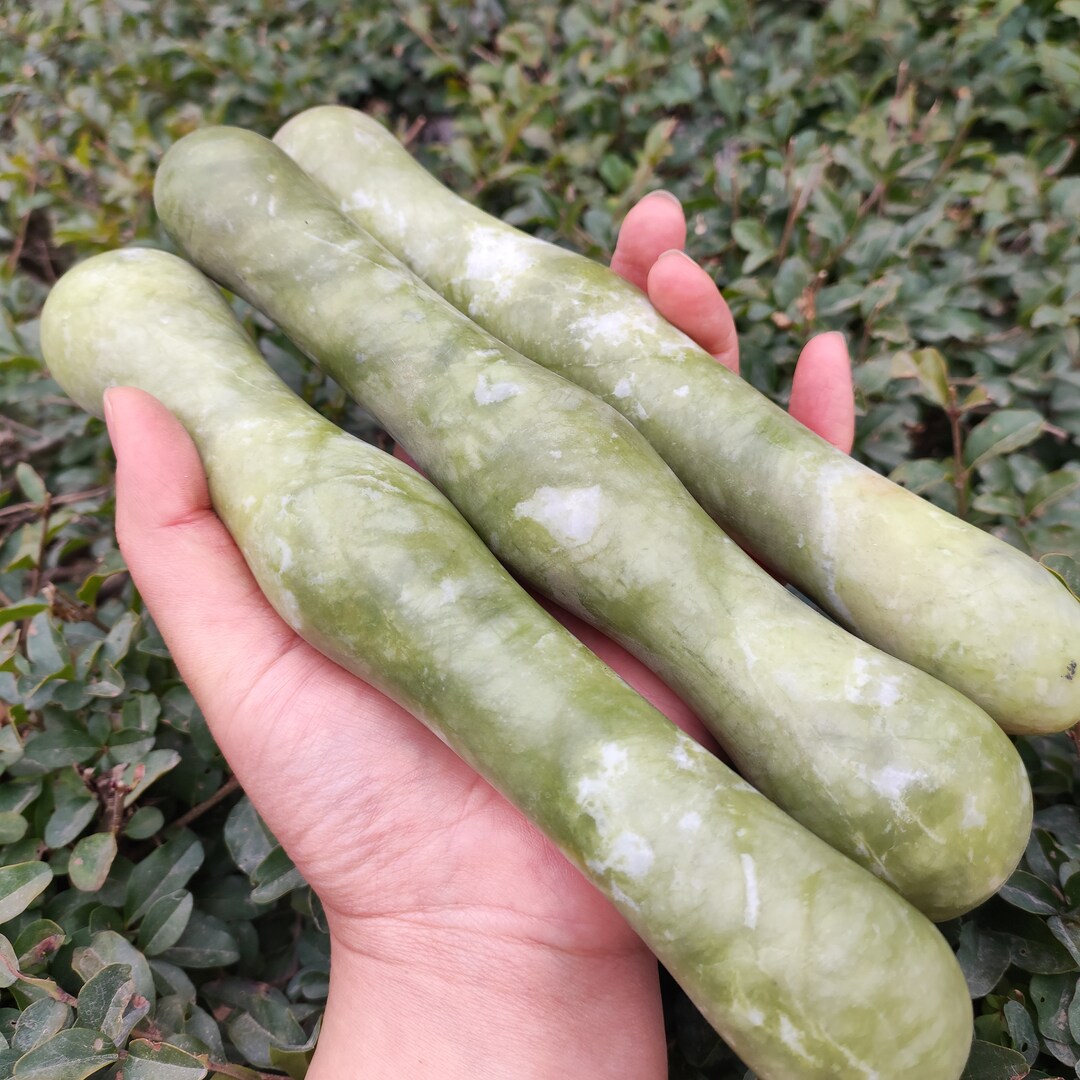 Natural Stone Crystal Healing Stick Jade Cone Shape for Fun Secret Gift ...