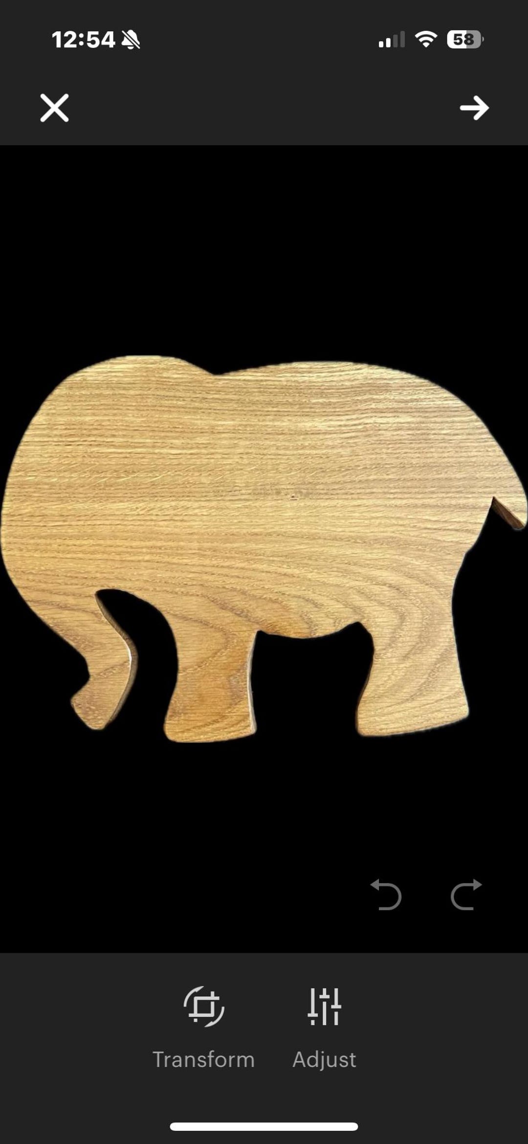 Elephant Handcrafted Oak Cheese Board: Unique Serving Platter - Etsy
