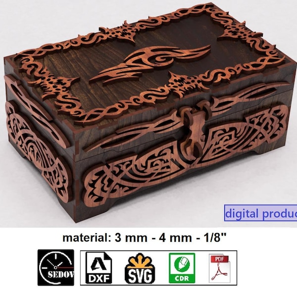 Caskets Laser Cut - Etsy UK