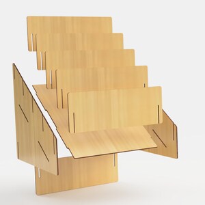Laser Cut 4 Tier Display Case 3 Sizes - Shop Showcase for Promotional ...