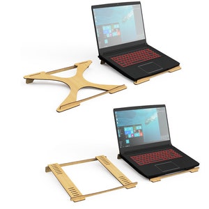 Set of 10 Laser Cut Laptop Stand Templates Variety Pack Adjustable ...