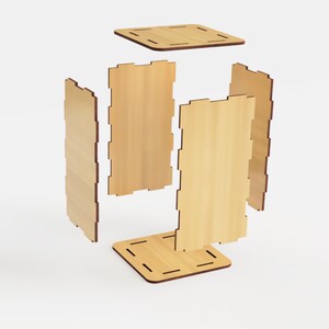 Laser Cut Counter Display Stand for Exhibiting and Selling Products ...