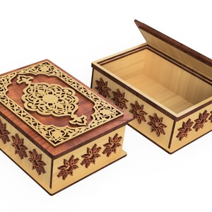 Laser Cut Set of 3 Caskets Box- Beautiful Ornament Boxes - Jewelry Gift ...