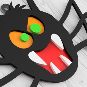 Get Creepy With Laser Cut Evil Toothed Spider Template Perfect for ...