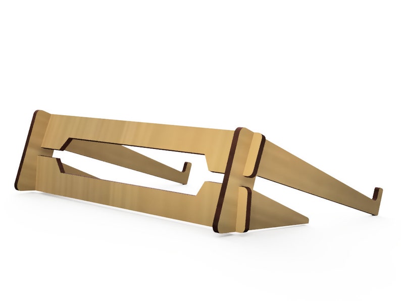 Laser Cut Easy Assembly Laptop Stand: Folding Design, Lightweight and ...