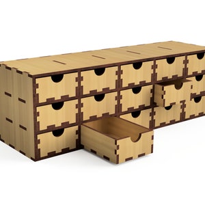 Laser Cut Drawer Organizer or Stackable Storage Boxes in Multiple Sizes ...