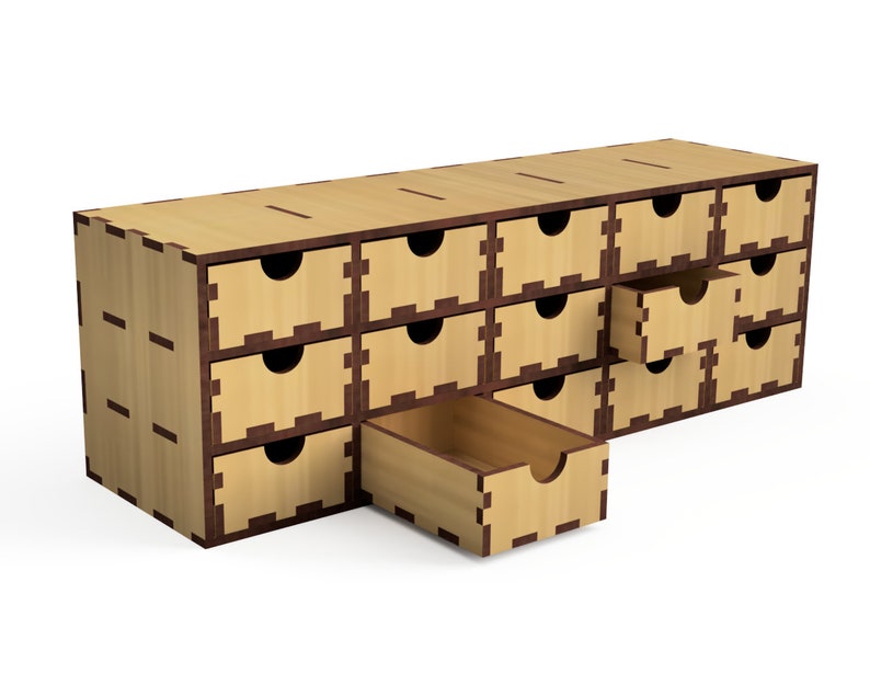 Laser Cut Drawer Organizer or Stackable Storage Boxes in Multiple Sizes ...