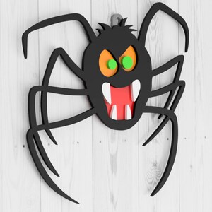 Get Creepy With Laser Cut Evil Toothed Spider Template Perfect for ...