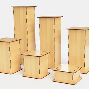 Laser Cut Counter Display Stand for Exhibiting and Selling Products ...