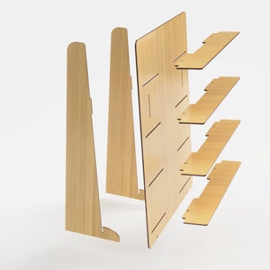 Laser Cut Retail Shelves Set 3 Sizes Showcase for Trade Shelve for ...
