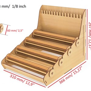 Laser Cut Display Stand for Bracelets and Chains 3mm, Watch Stand ...