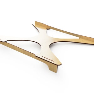 Laser-cut Laptop Stand Template: Optimal Ventilation With Minimalistic ...