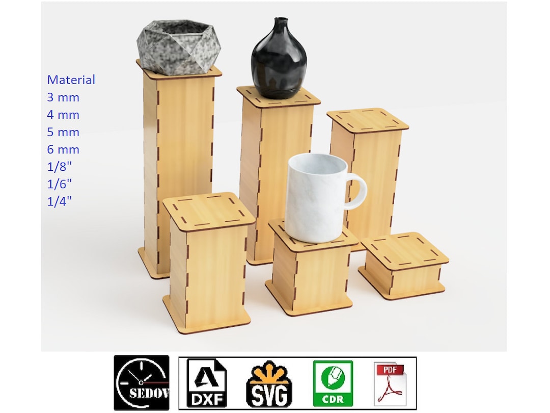 Laser Cut Counter Display Stand for Exhibiting and Selling Products ...