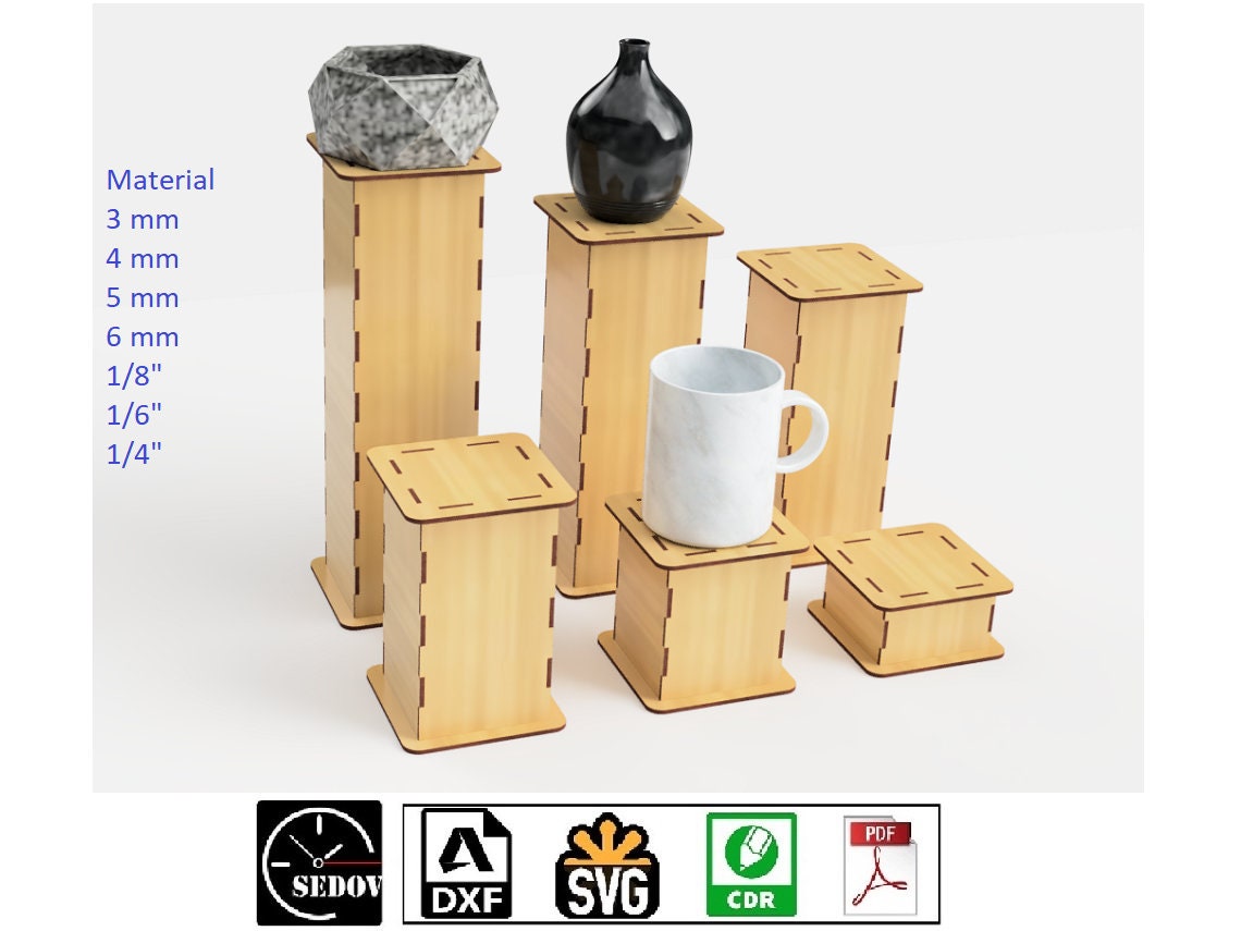 Laser Cut Counter Display Stand for Exhibiting and Selling Products ...