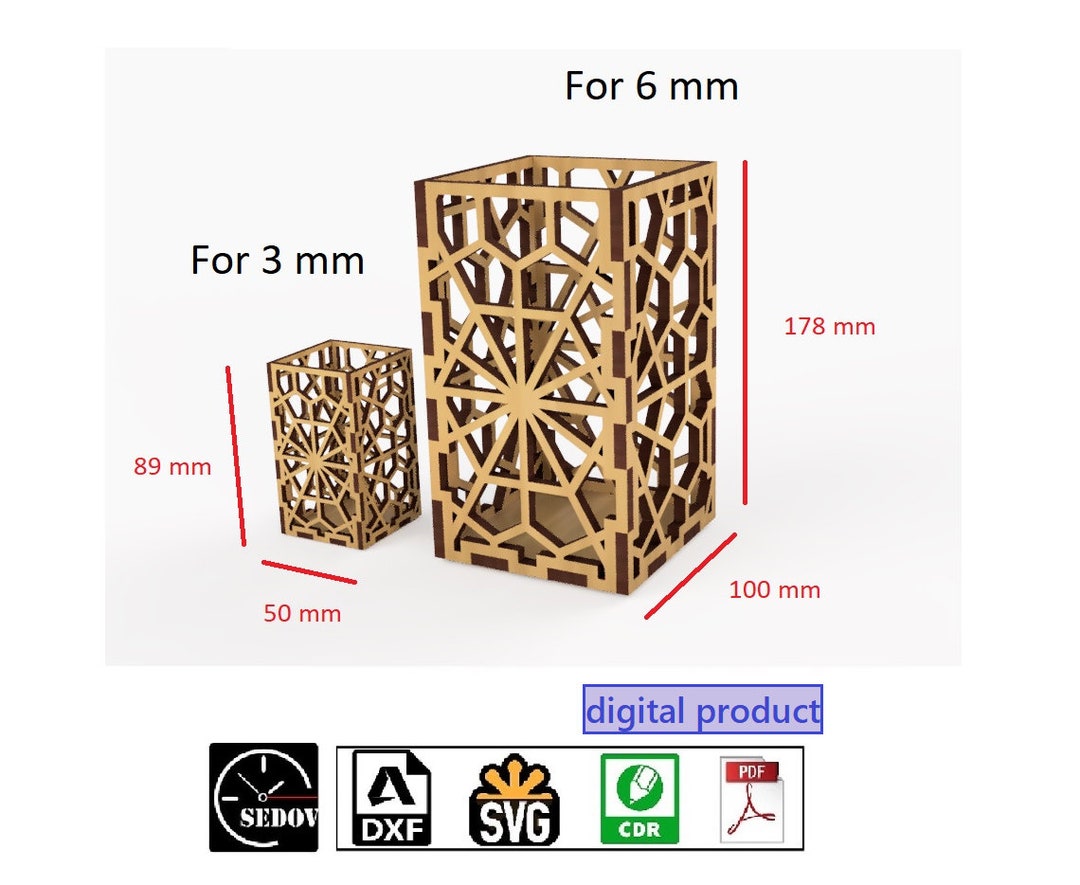 Laser Cut Cobweb Lamp Candlestick Table Wood Lantern Spider Web ...