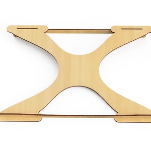 Laser-cut Laptop Stand Template: Optimal Ventilation With Minimalistic ...