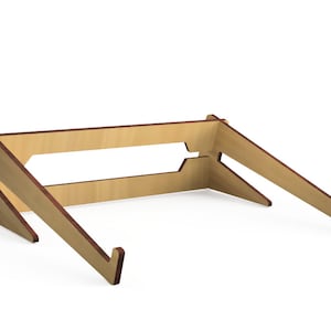Laser Cut Easy Assembly Laptop Stand: Folding Design, Lightweight and ...