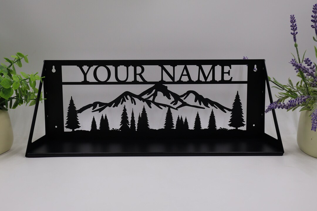 Customized Metal Mountain&trees Rack Personalized Multipurpose Home ...