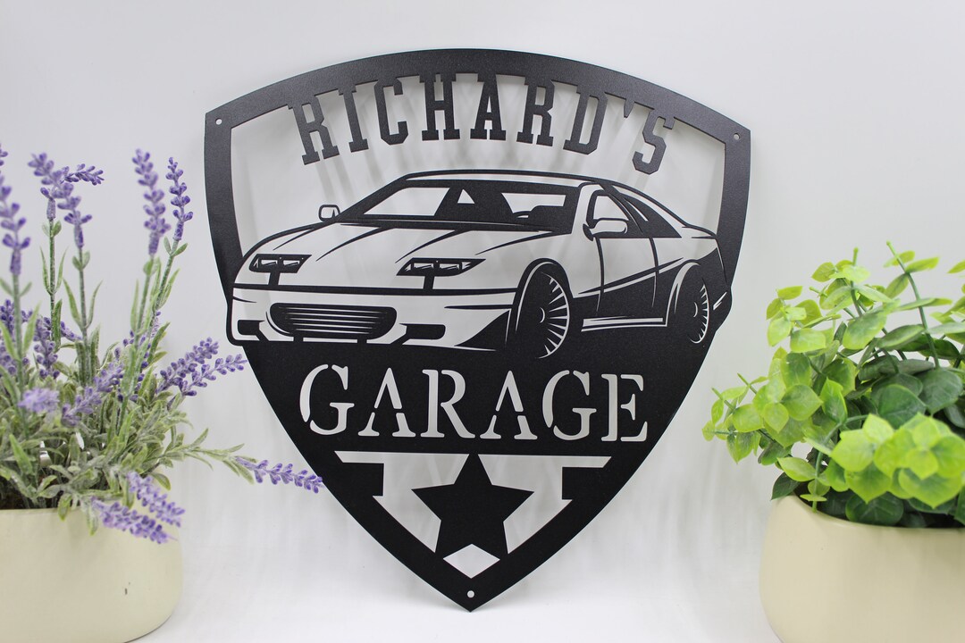 Personalized Garage Sign With Custom Name & Size - Ideal Man Cave Decor ...