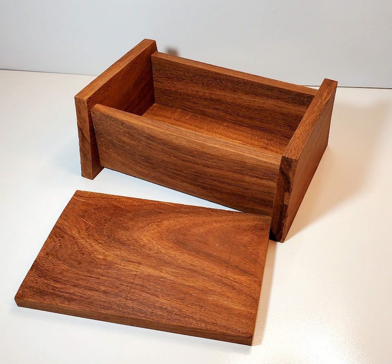 Wood Box Kit Laser Engrave DIY Box Timber Box Keepsake Box Blank ...